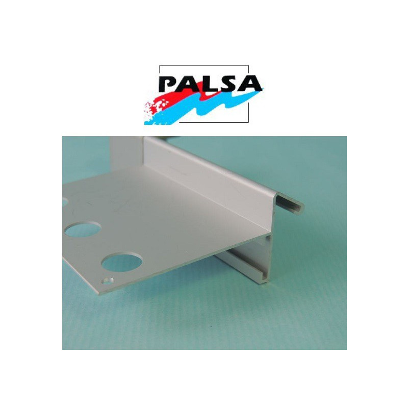 PERFIL VIERTEAGUAS ALUMINIO ANODIZADO